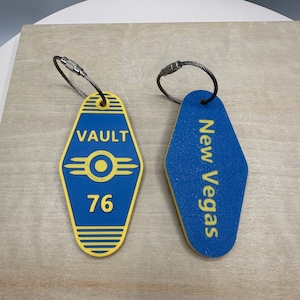 Fallout-inspired Personalized Vault Tags and Keychains - Etsy