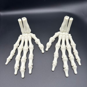 Flexi Skeleton Hands | Articulated | Flexi Factory Authorized Seller - Etsy