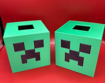 Minecraft Tissue Box Cover Grass Block - Etsy