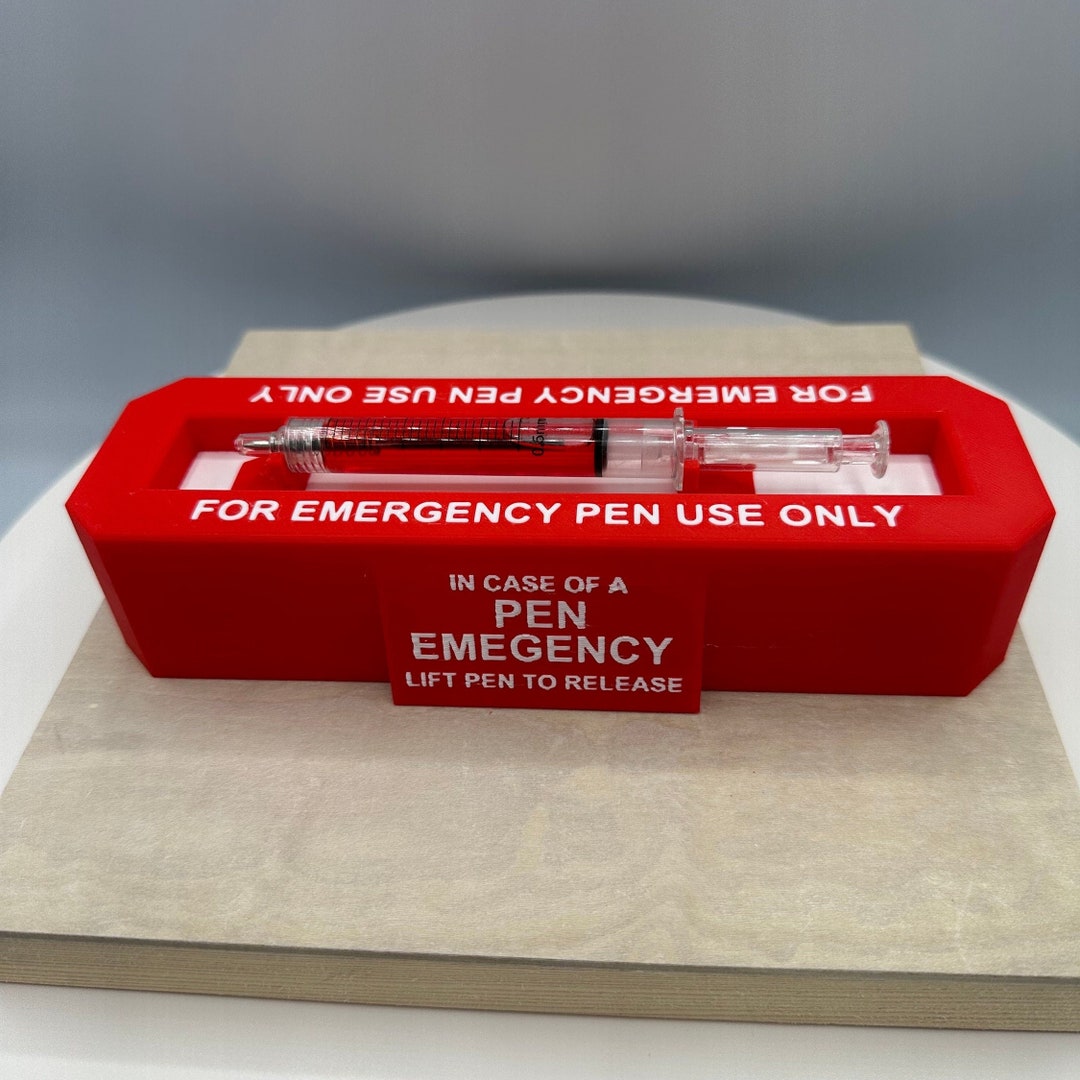 Emergency Pen Holder With Syringe Pen - Etsy