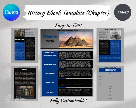 History Cover Page Template