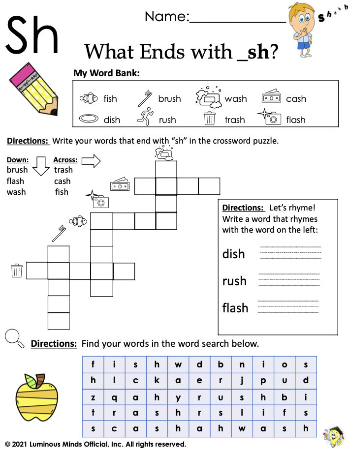 Digraph Worksheet Bundle Pack | Digraph: Sh - Etsy Australia