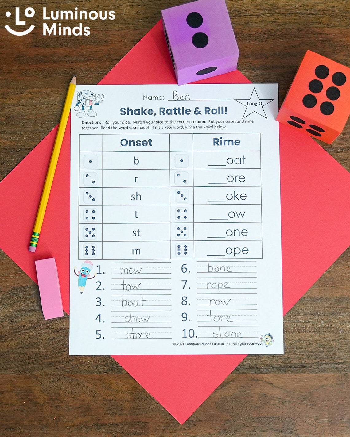 The Onset and Rimes Game Pack Shake Rattle and Roll Bundle - Etsy