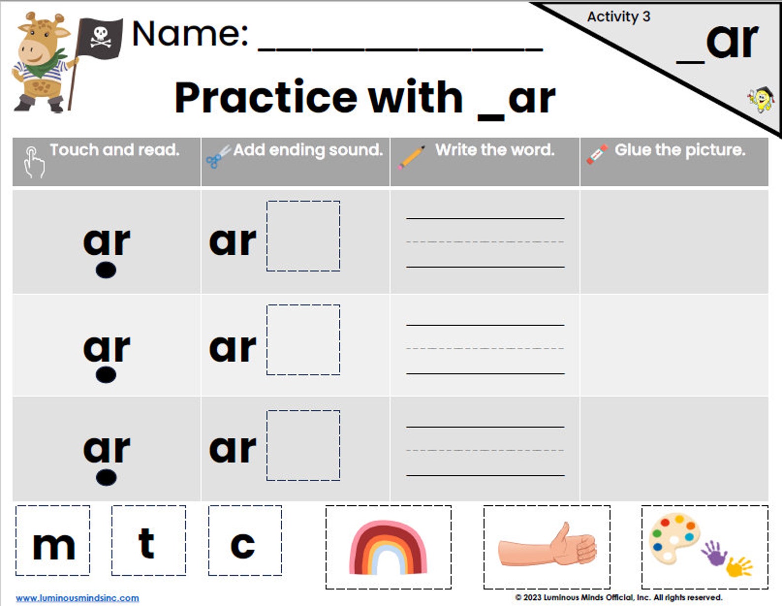 The /ar/ Sound Bundle Pack | R-controlled Vowel Activities - Etsy