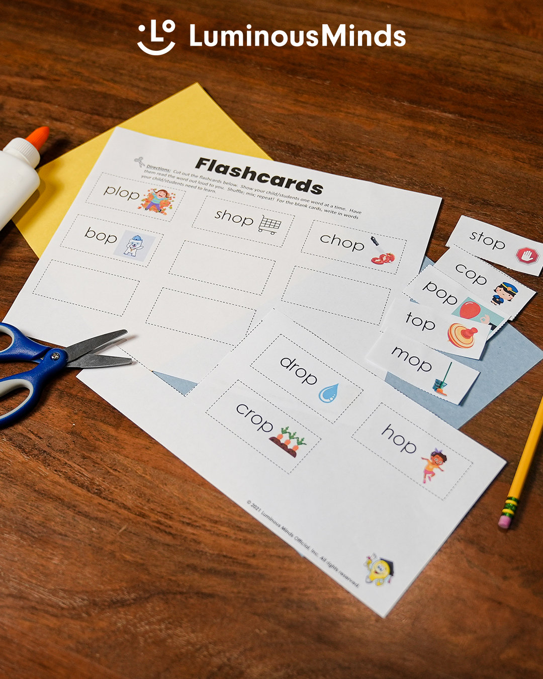 Word Family Activity Pack: the &quot;_op&quot; Family - Etsy