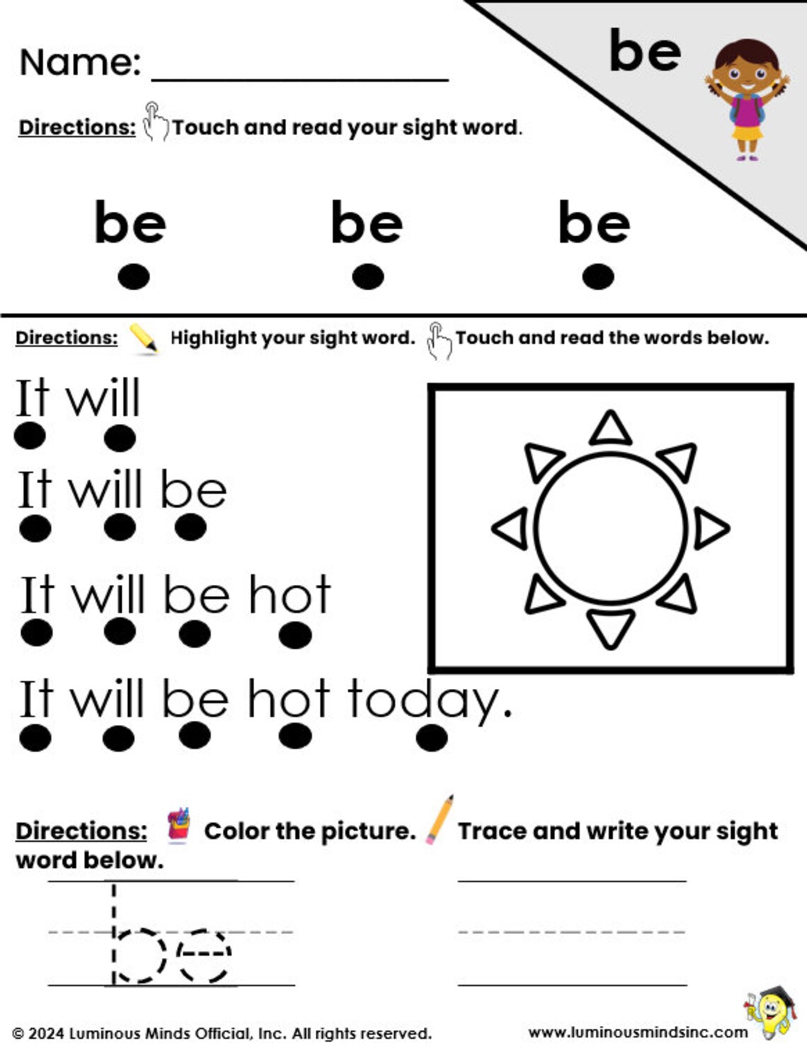 Sight Word Reading & Fluency Practice Set 2 Fry Words 21-30 - Etsy