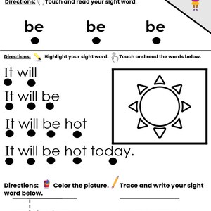 Sight Word Reading & Fluency Practice | Set 2 Fry Words 21-30 - Etsy