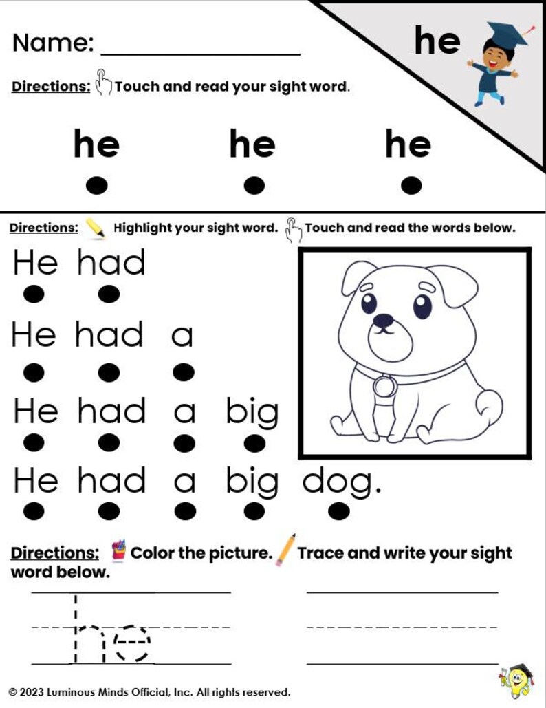 Sight Word Reading & Fluency Practice | Set 2 Fry Words 11-20 - Etsy