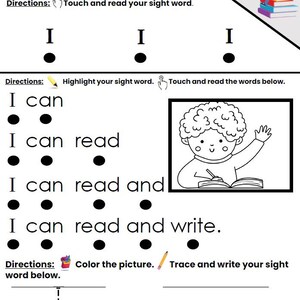Sight Word Reading & Fluency Practice | Set 2 Fry Words 11-20 - Etsy