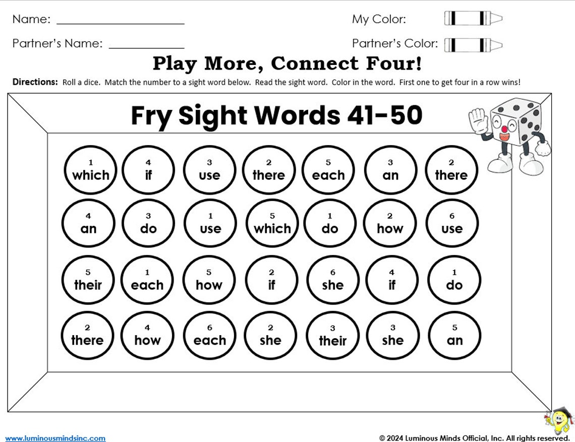 Sight Word Center Station & Reading Games Bundle Pack | Play More ...