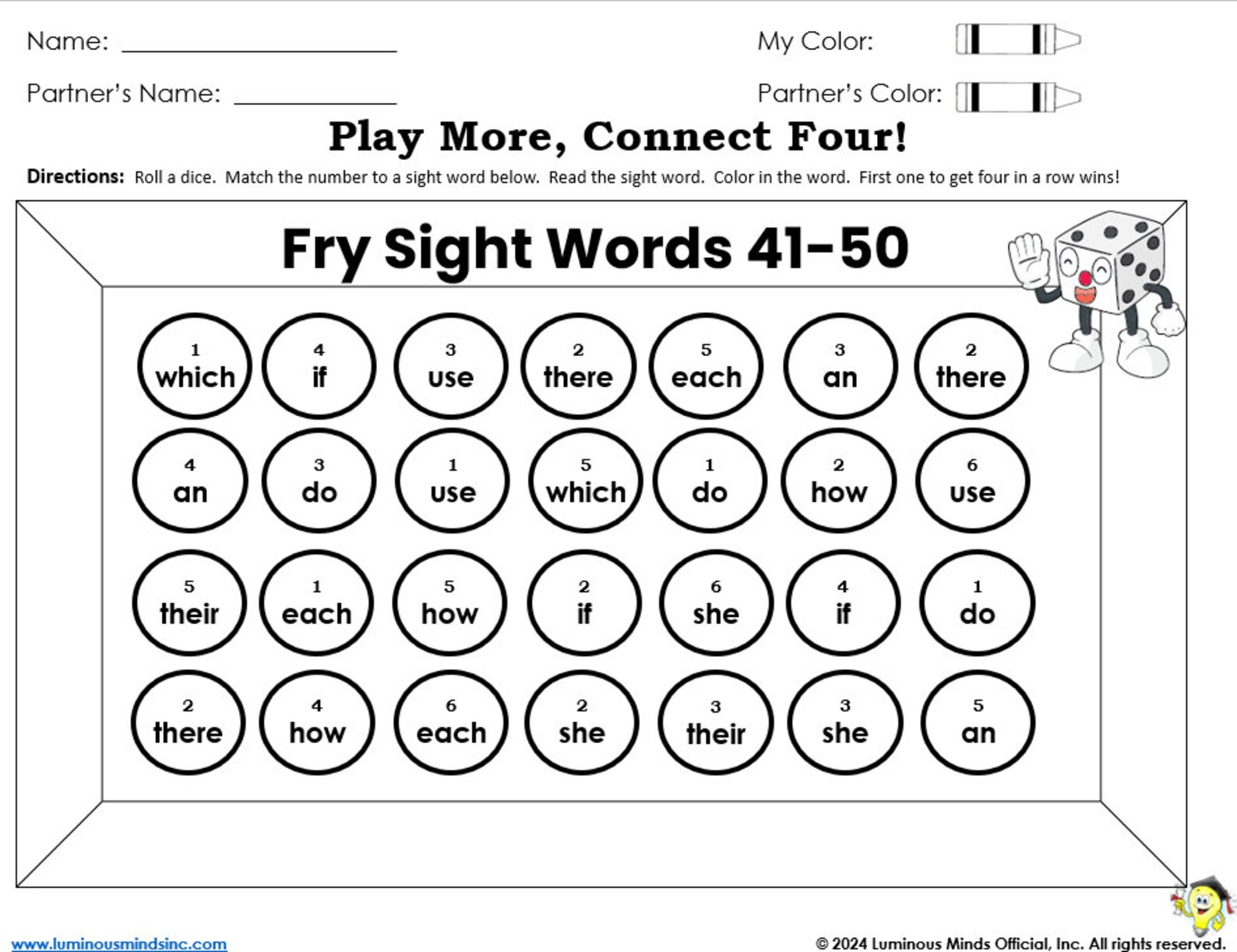 Sight Word Center Station & Reading Games Bundle Pack | Play More ...
