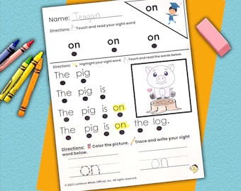 Sight Word Reading & Fluency Practice | Set 2 Fry Words 21-30 - Etsy