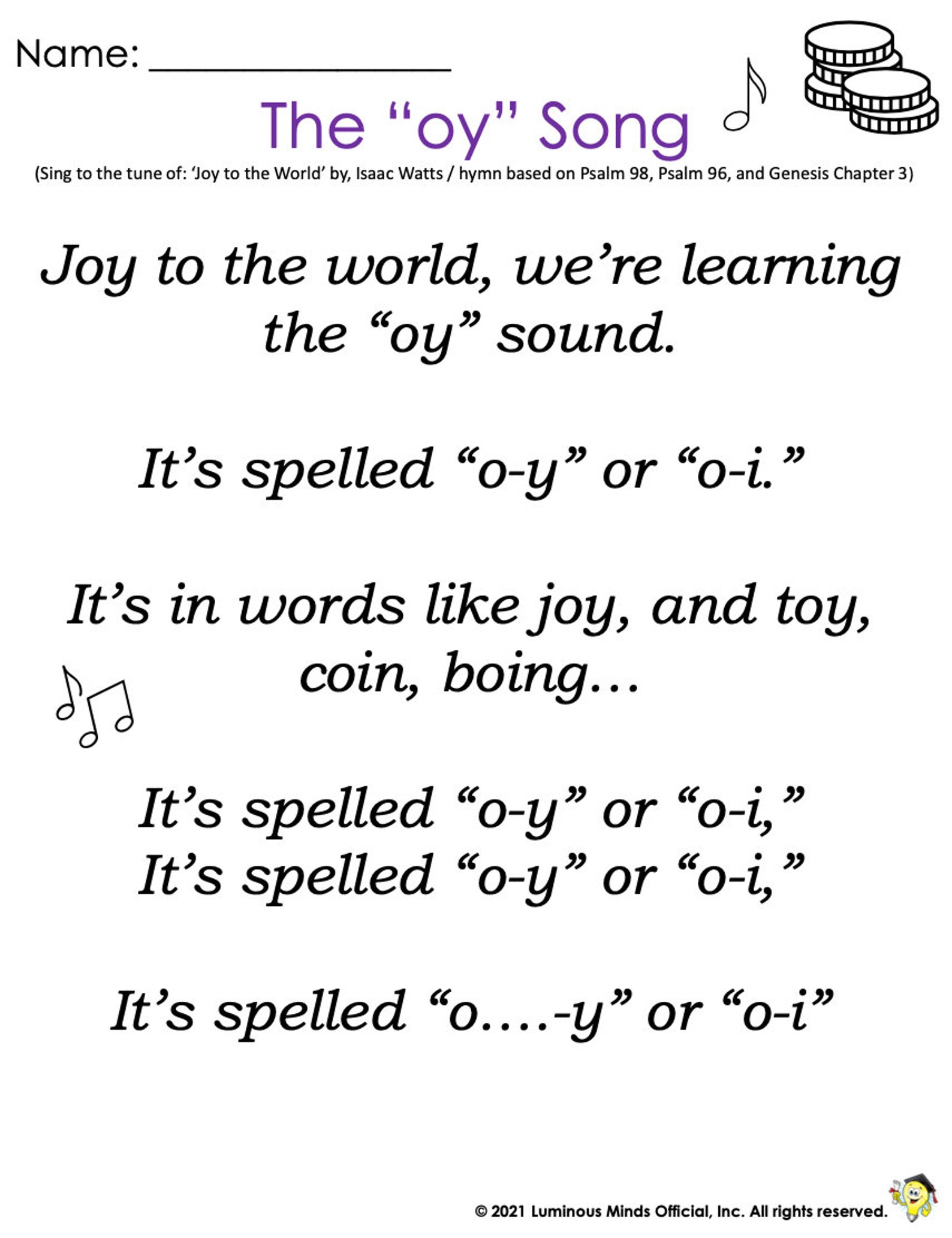Oh Boy! It’s Time for ‘oi!’ / the Diphthong 'oy/oi' Pack - Etsy