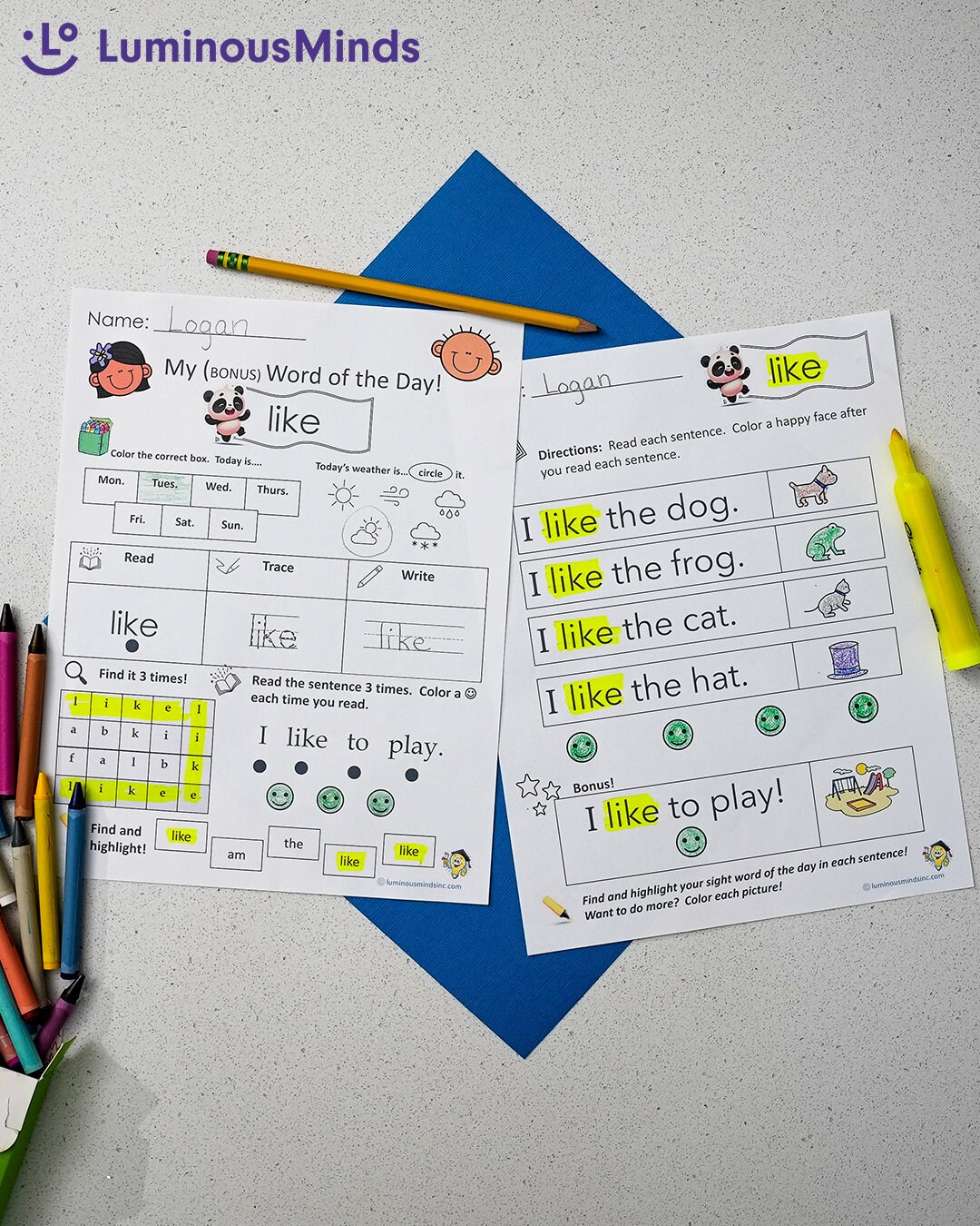 Sight Word Worksheets & Reading Practice Bundle Pack | Fry Words (1-25 ...
