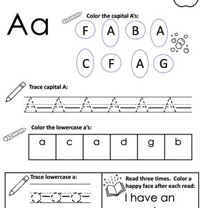 The Letter Recognition Pack - Etsy
