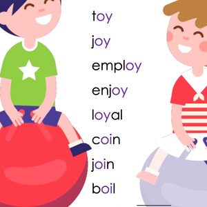 Oh Boy! It’s Time for ‘oi!’ / the Diphthong 'oy/oi' Pack - Etsy