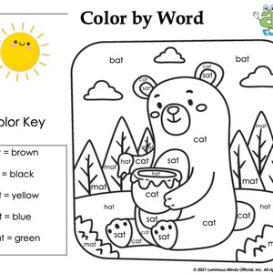 Word Family Activity Pack: the “_at” Family - Etsy