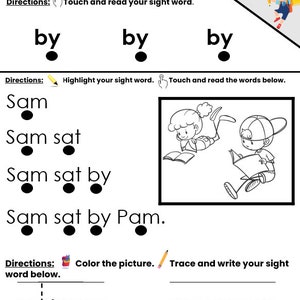 Sight Word Reading & Fluency Practice | Set 2 Fry Words 21-30 - Etsy