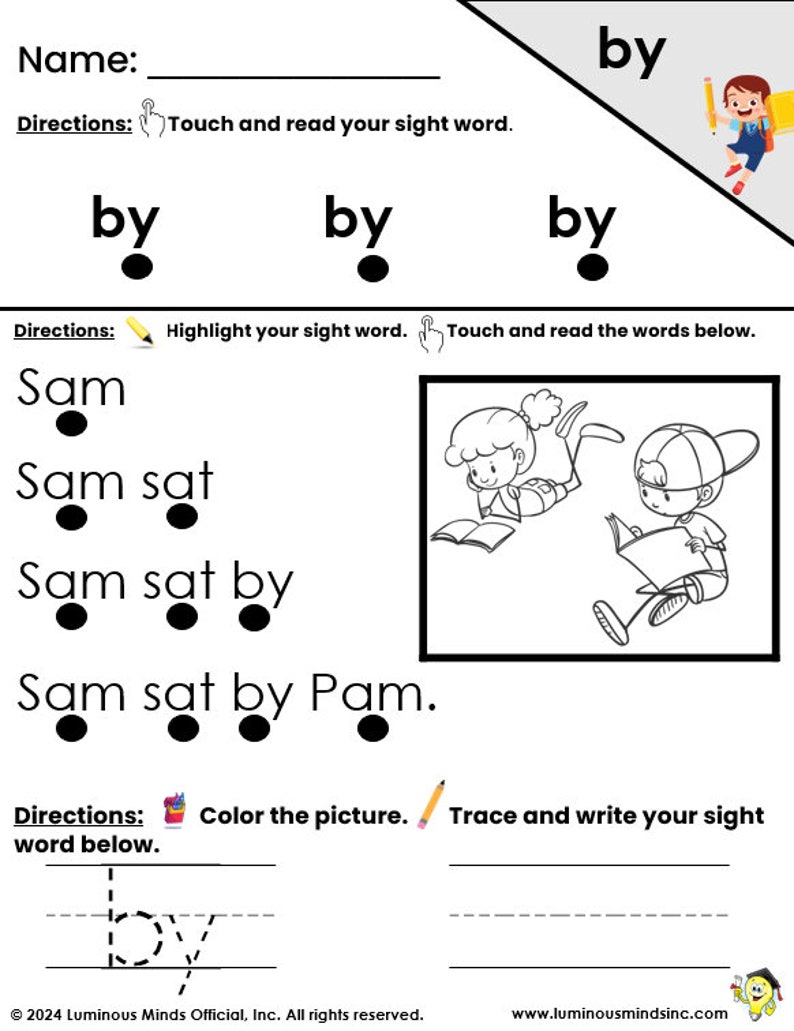 Sight Word Reading & Fluency Practice | Set 2 Fry Words 21-30 - Etsy