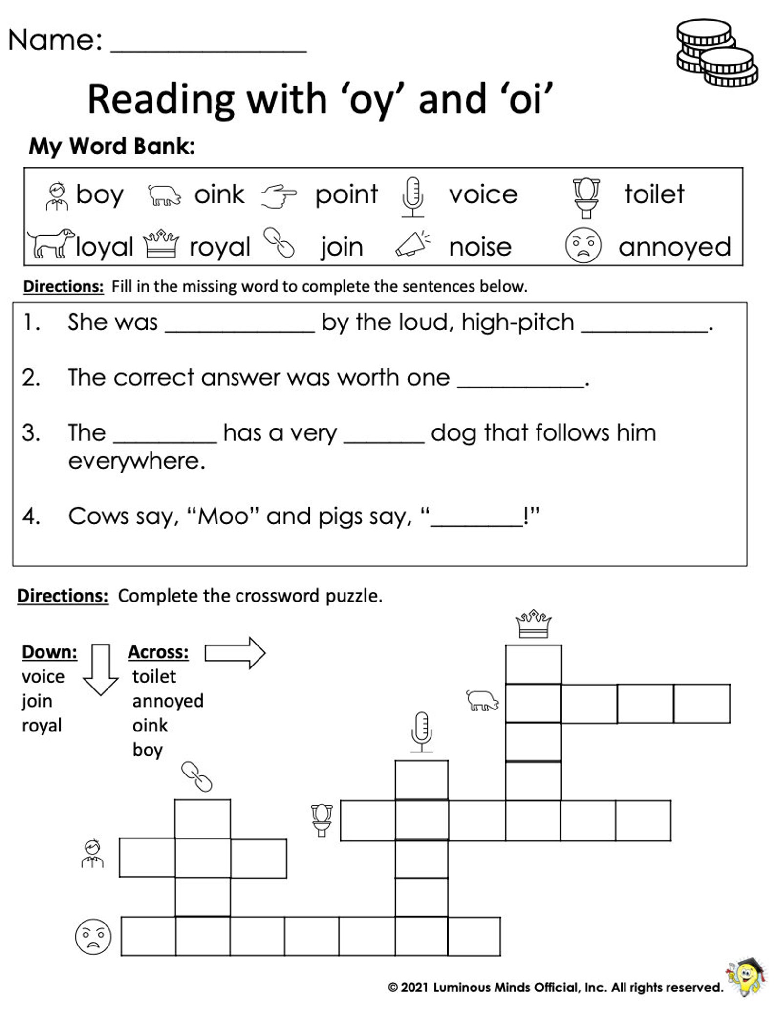 Oh Boy! It’s Time for ‘oi!’ / the Diphthong 'oy/oi' Pack - Etsy