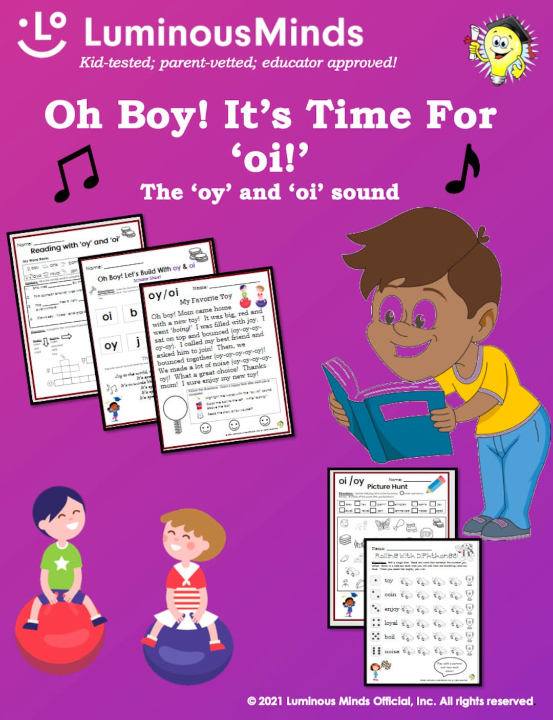 Oh Boy! It’s Time for ‘oi!’ / the Diphthong 'oy/oi' Pack - Etsy