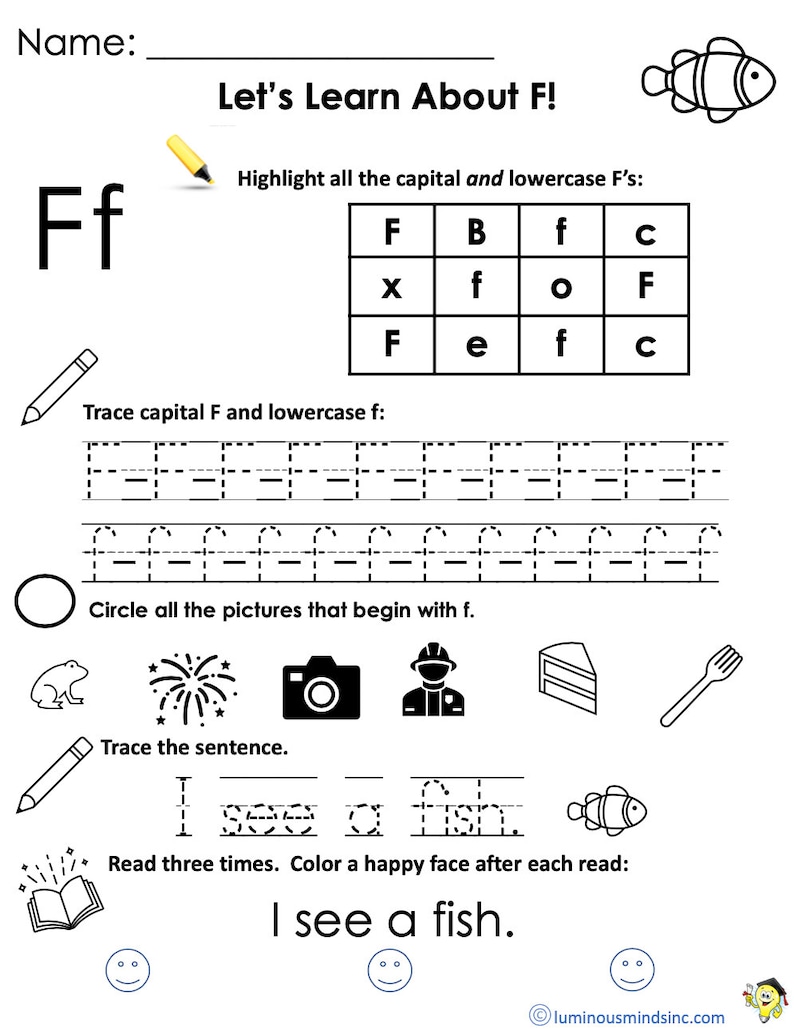 The Letter Recognition Pack - Etsy