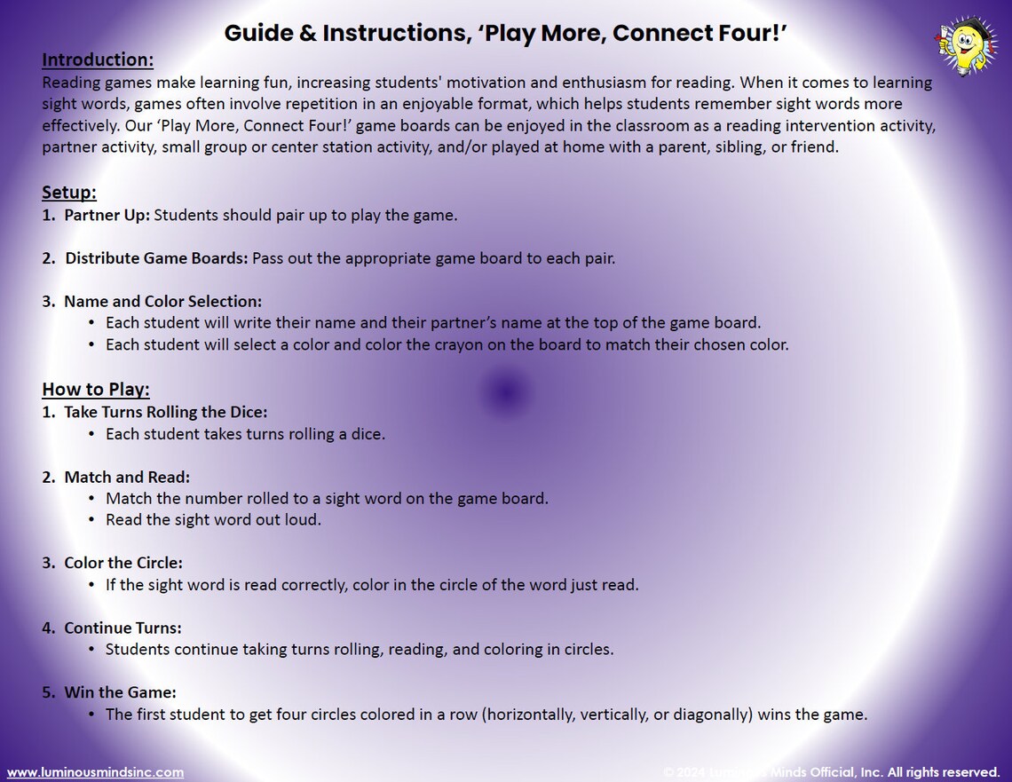 Sight Word Center Station & Reading Games Bundle Pack | Play More ...