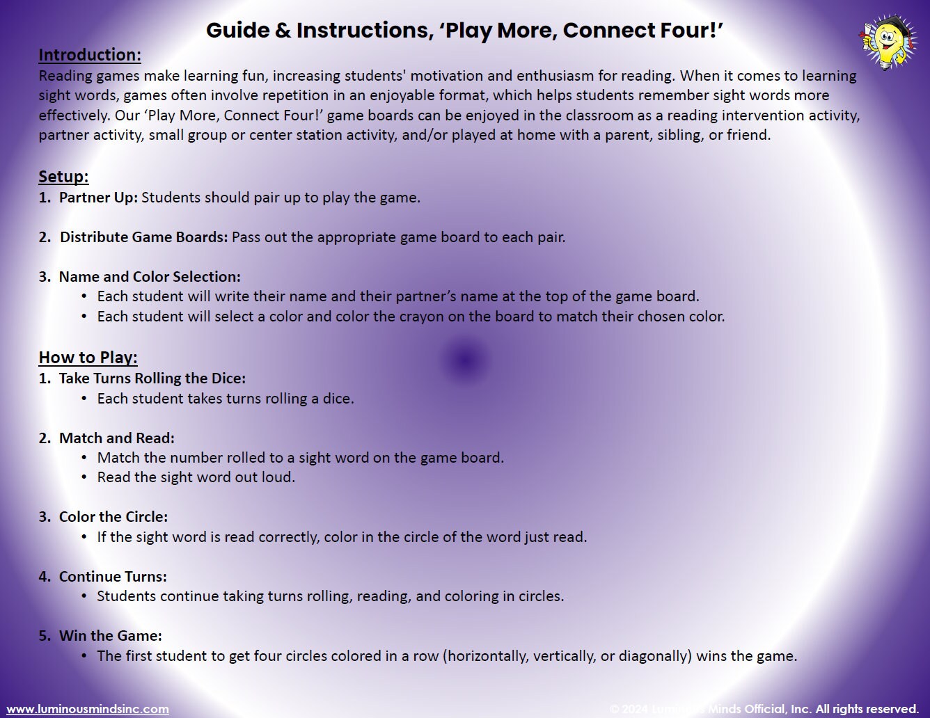 Sight Word Center Station & Reading Games Bundle Pack | Play More ...