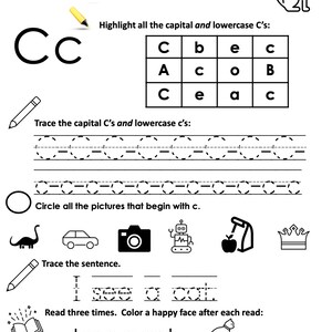 The Letter Recognition Pack - Etsy