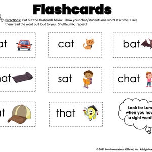 Word Family Activity Pack: the “_at” Family - Etsy