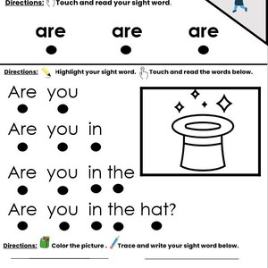 Sight Word Reading & Fluency Practice | Set 2 Fry Words 11-20 - Etsy