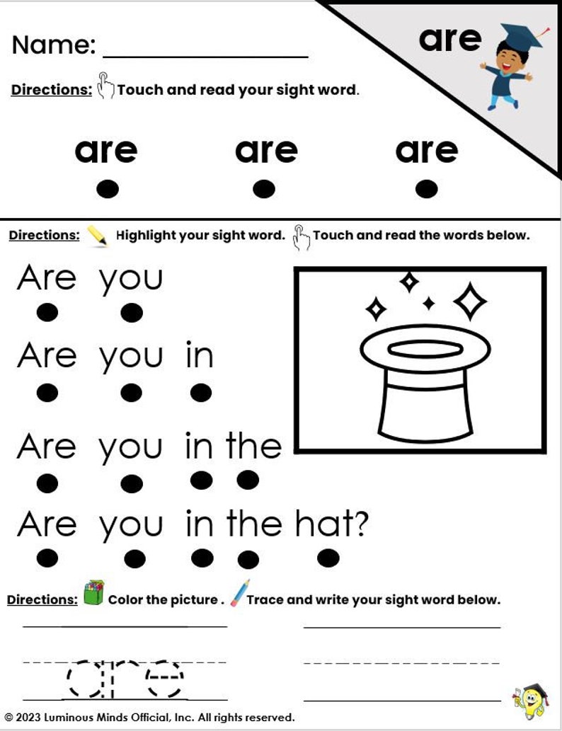 Sight Word Reading & Fluency Practice | Set 2 Fry Words 11-20 - Etsy