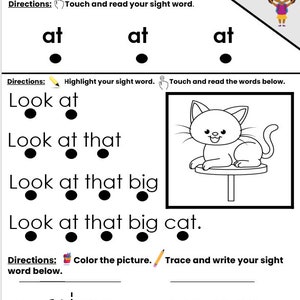 Sight Word Reading & Fluency Practice | Set 2 Fry Words 21-30 - Etsy