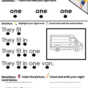 Sight Word Reading & Fluency Practice | Set 2 Fry Words 21-30 - Etsy