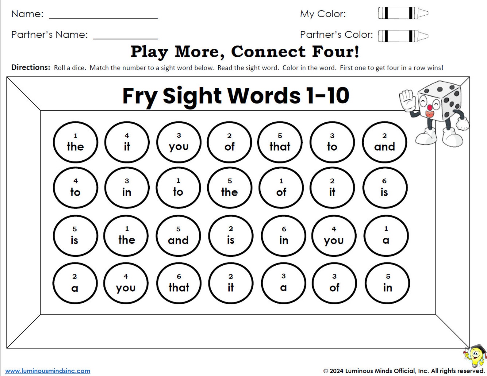 Sight Word Center Station & Reading Games Bundle Pack | Play More ...