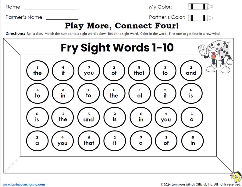 Sight Word Center Station & Reading Games Bundle Pack | Play More ...