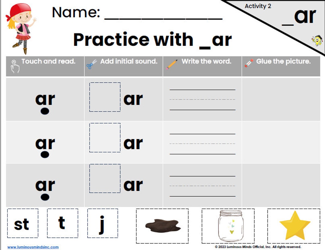 The /ar/ Sound Bundle Pack | R-controlled Vowel Activities - Etsy