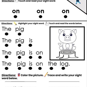 Sight Word Reading & Fluency Practice | Set 2 Fry Words 11-20 - Etsy