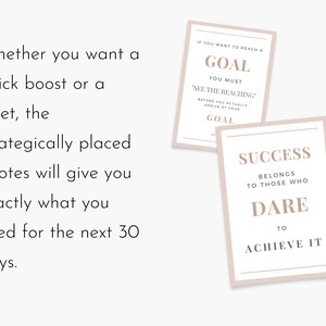 30 Day Planner | Guided Monthly Goal Setting Workbook With Undated 30 ...