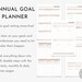 Goal Setting Bundle | Includes Annual Goal Planner, 30 & 90 Day ...