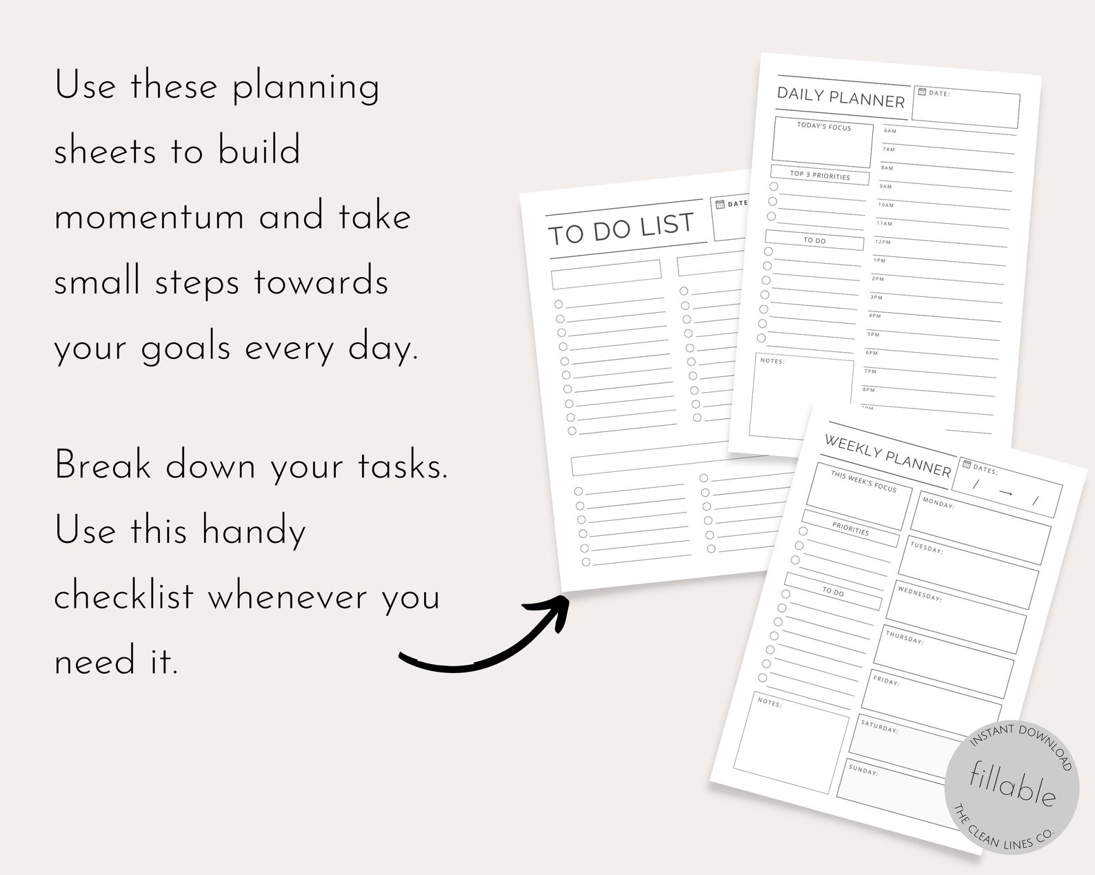 90 Day Planner | Undated Guided Goal Setting Workbook With Daily ...