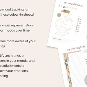 Self Care Planner | Printable Self Care Journal With Mood Tracker ...