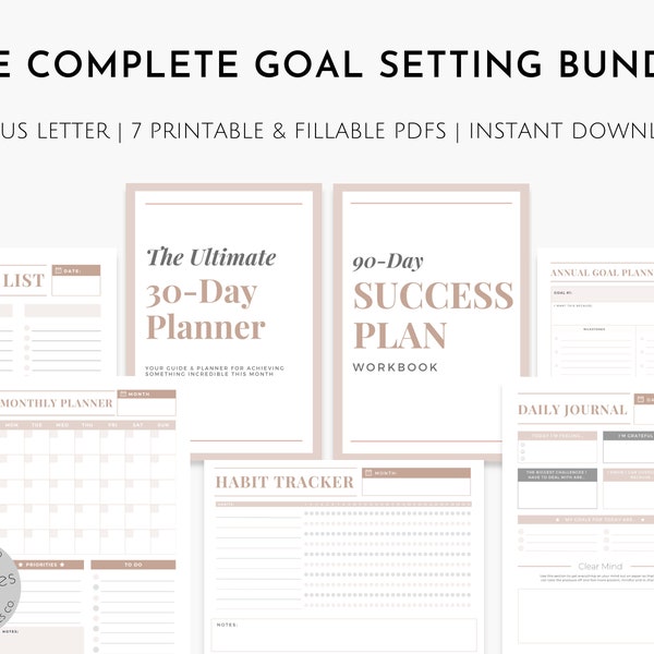 90 Day Planner Pdf - Etsy