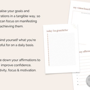 Self Care Planner | Printable Self Care Journal With Mood Tracker ...