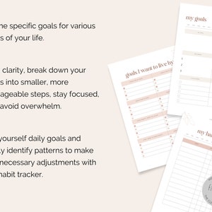 Self Care Planner | Printable Self Care Journal With Mood Tracker ...