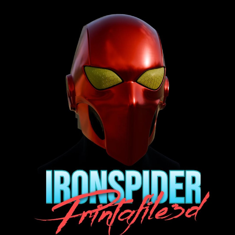Iron Spider Man Mask - Etsy