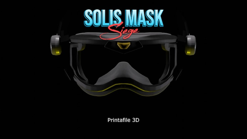 SOLIS Cosplay Mask 3d Print STL From Rainbow 6 Siege Game {OLD} - Etsy