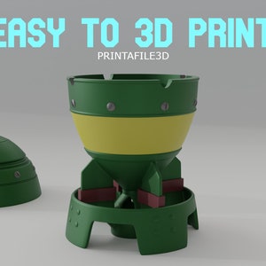 Mini Nuke Ashtray and Container 3d Print STL | Fallout Inspired - Etsy