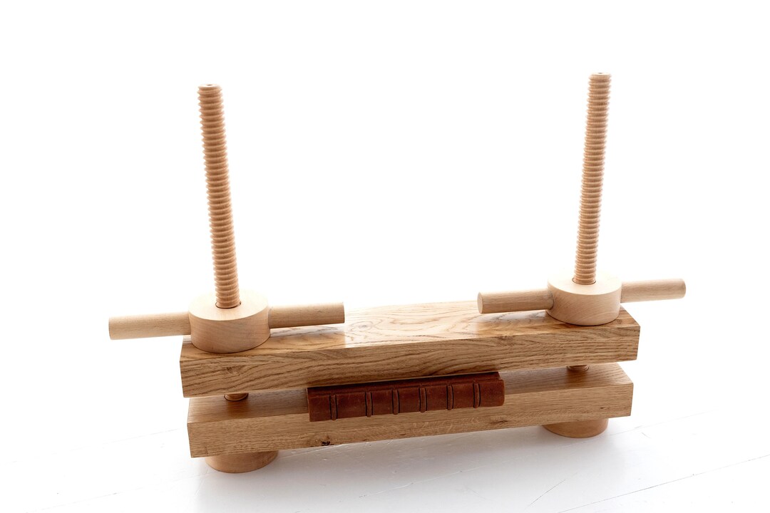 Large Wooden Bookbinding Beam, Manual Clamping Press - Etsy