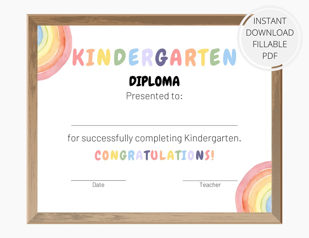 Graduation Editable Diploma Instant Download Download - Etsy